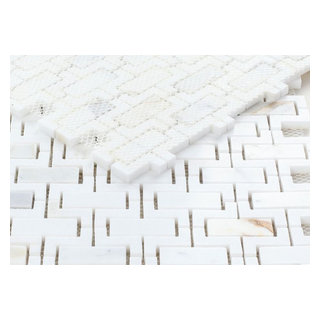 Aztec Calacatta 10.25 x 11.25 - Contemporary - Mosaic Tile - by Fancy ...