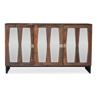 Salvaged Dutch Mirrored Server - Rustic - Buffets And Sideboards - by ...