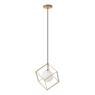 Thomson 1 Light Pendant, Gold - Contemporary - Pendant Lighting - by ...