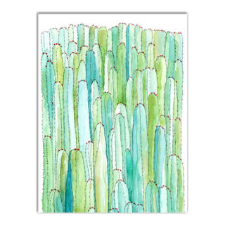 Cactus Field Print on Canvas - Southwestern - Prints And Posters - by ...