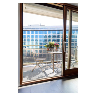 Studio 25m2 + balcon 4m2 - Contemporary - Balcony - Paris - by Fables ...