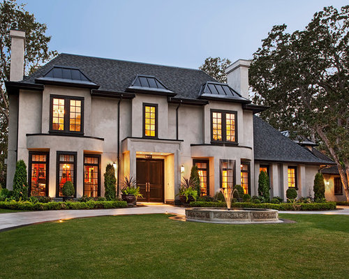 Best Beige Stucco Exterior Design Ideas & Remodel Pictures | Houzz