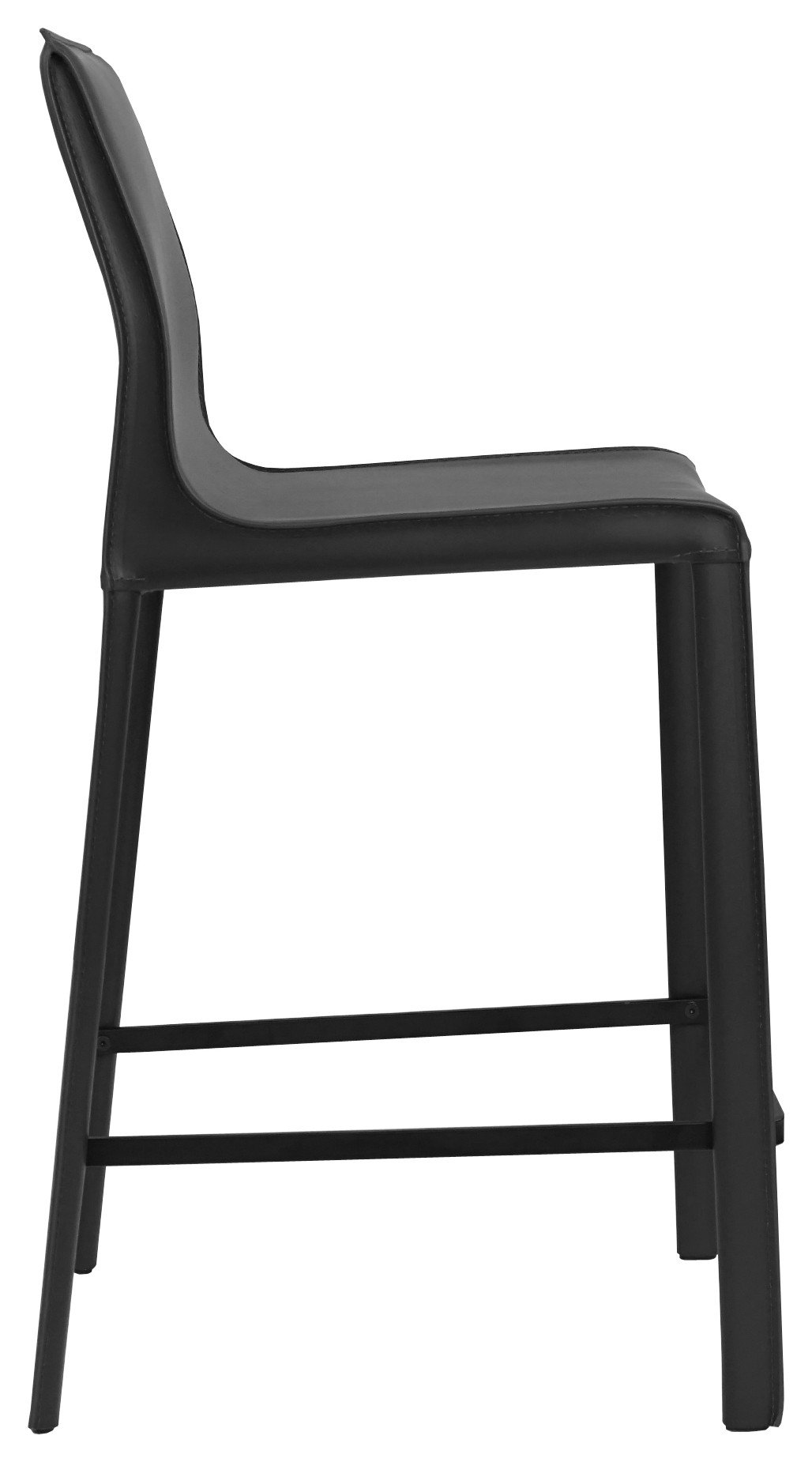 Elite Living Stan Leather 26" Counter Height Bar Stool - Contemporary ...