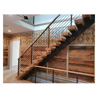 Floating Stairs Open Risers - Staircase - New York - by Vanco ...