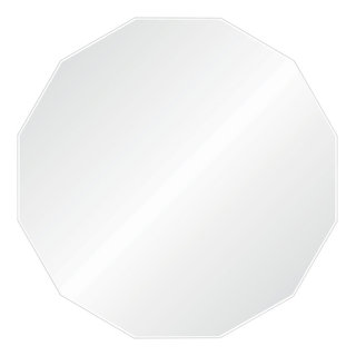 Ovada Round Mirror 40In.X 40In.X 0.5In. - Contemporary - Wall Mirrors ...