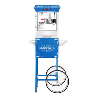 Popcorn Machine with Cart and 5-Pack of Kernels 8oz Popper - Modern ...