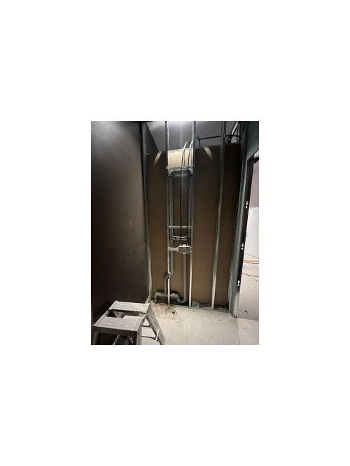 Is this loop vent for the washing machine plumbed correctly?