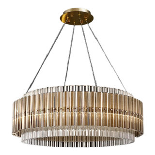 Cagnano Varano | Elegant Large Luxury Gold Crystal Chandelier, Dia80 ...