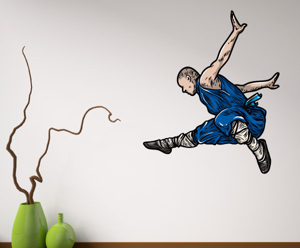 Kung Fu Vinyl Wall Decal KungFuUScolor004, 36 in. - Contemporary - Wall ...