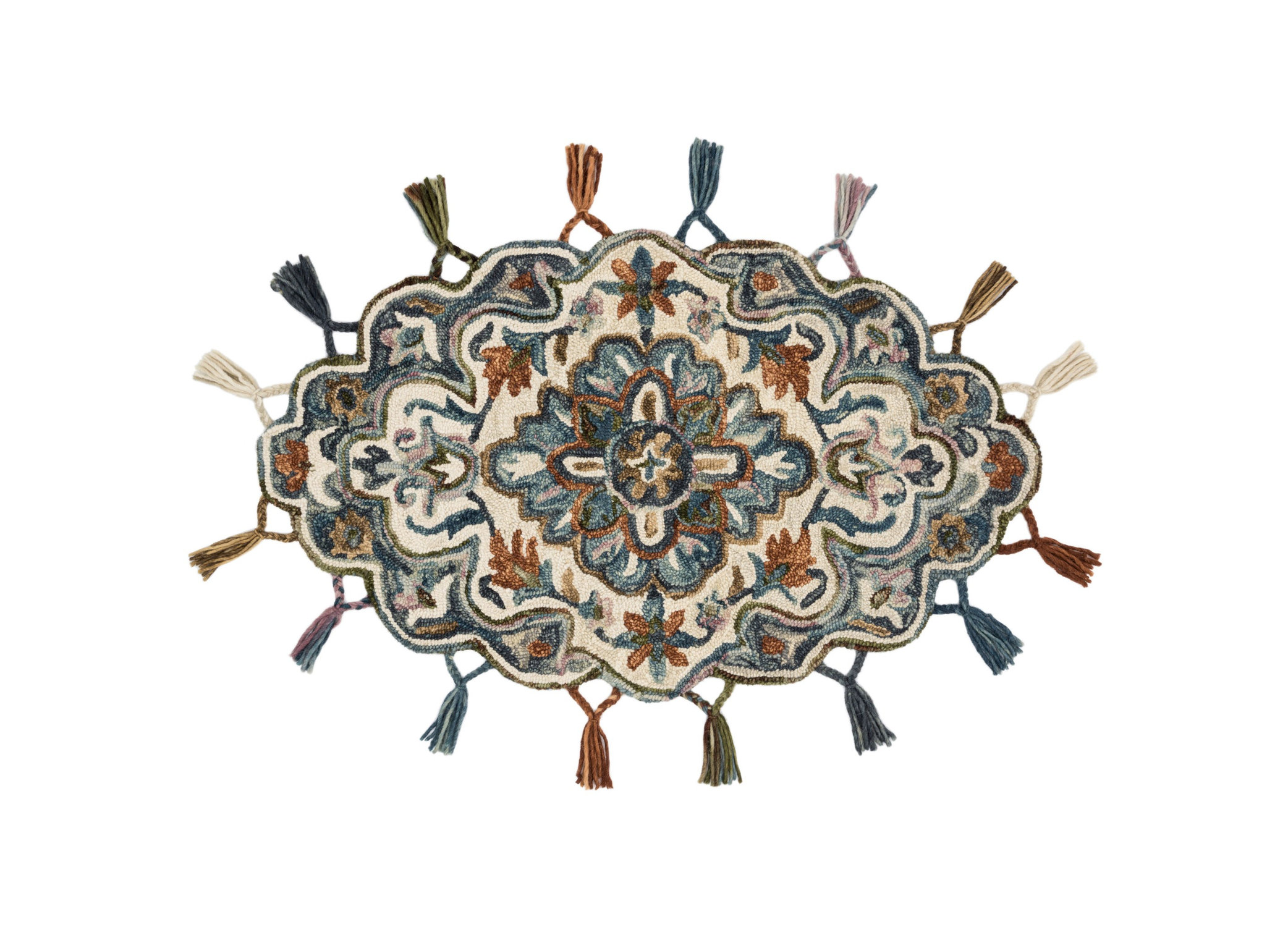 Loloi II Prim Hooked Pri-04 Multi / Multi 2'-3" X 3'-9" Oval, 2'-3" X 3 ...