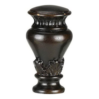 Dark Brown Resin Finial, Finials, Fa-5008C - Transitional - Lighting ...