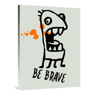 "Be Brave Poster 1" Fine Art Print, 30" x 40" - Modern - Prints And ...
