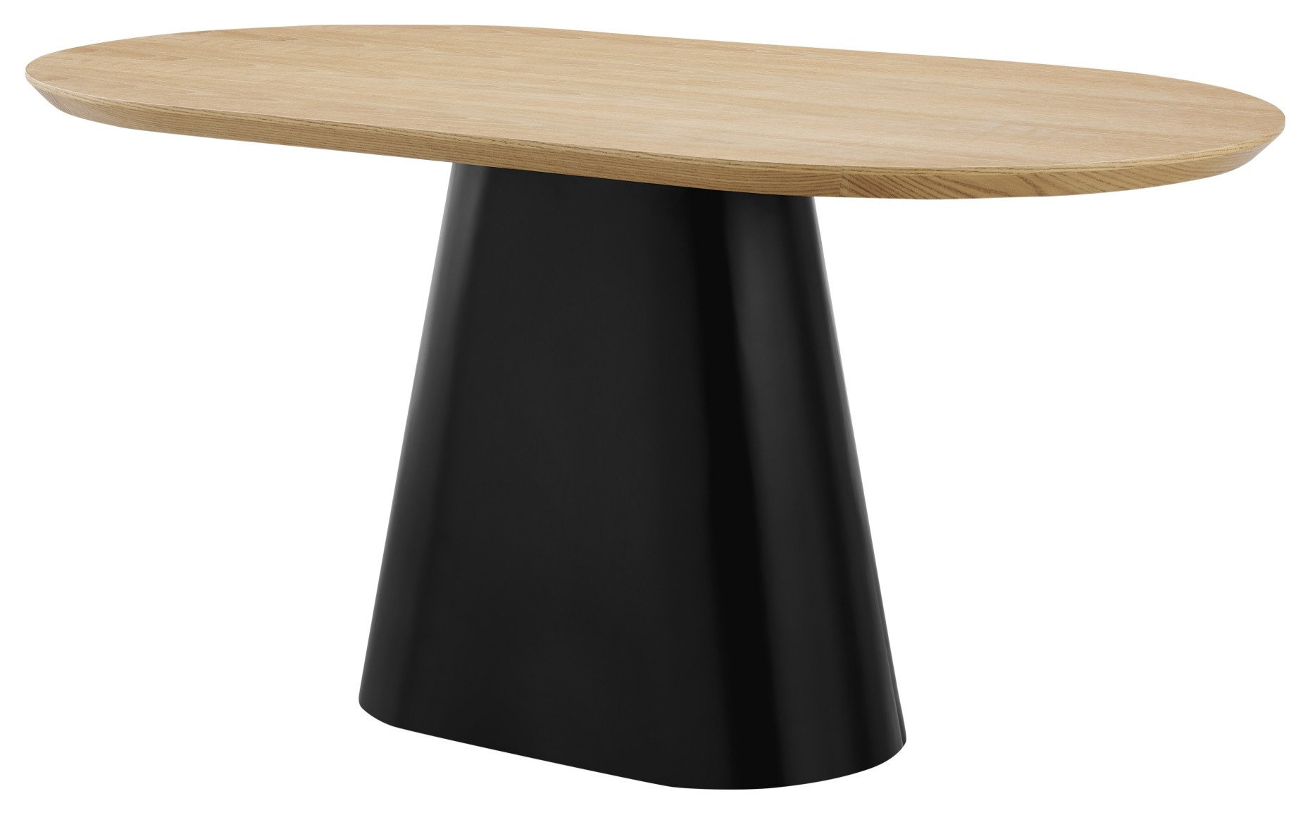 Magnus KD 63" Oval Dining Table, Light Oak - Contemporary - Dining ...