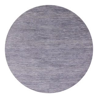 6' Round Wool & Silk Savannah Gabbeh Rug - Q4038, 5' 10" X 5' 10 ...