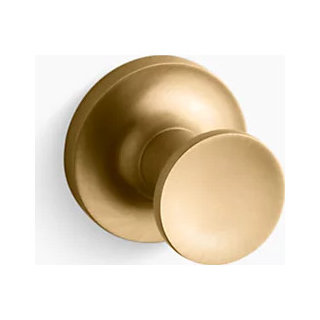 Kohler 14443-2MB Purist Single Robe Hook - Contemporary - Robe & Towel ...