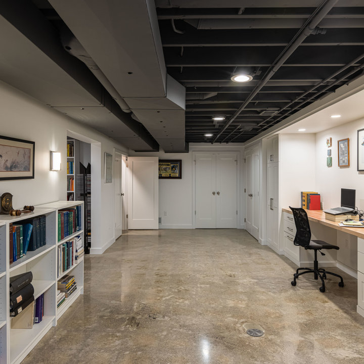75 Exposed Beam Basement Ideas You'll Love - April, 2025 | Houzz