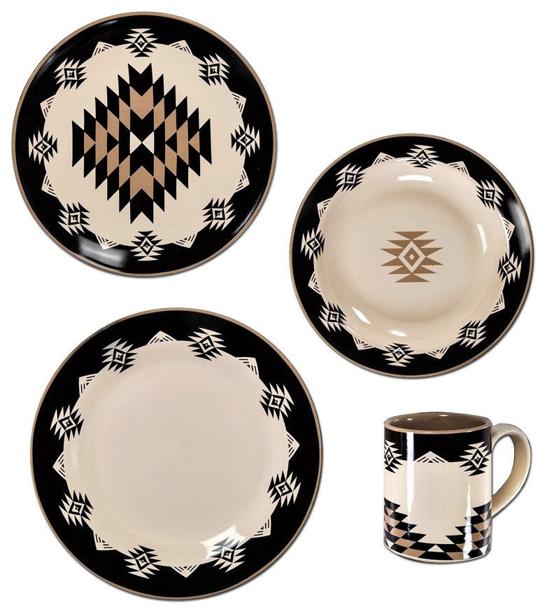 Black Diamond Dinnerware - Southwestern - Dinnerware Sets - by Your ...