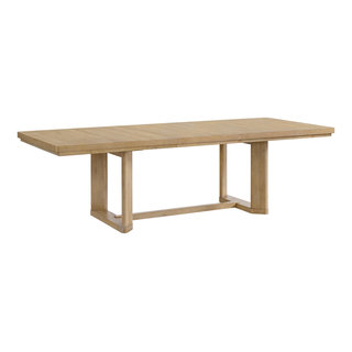 Sheridan Sand Dune Trestle Table - Transitional - Dining Tables - by ...