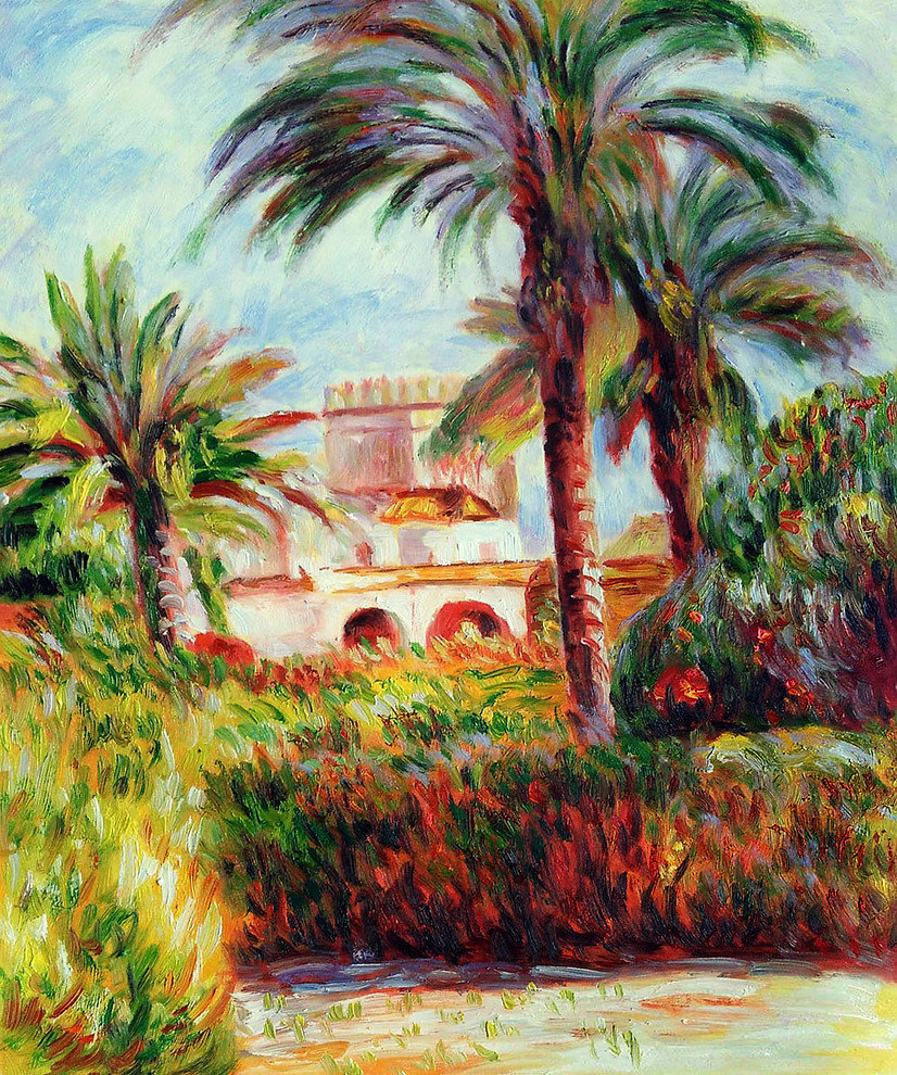 Renoir "The Test Garden in Algiers, 1882" Oil Painting, 20X24 ...