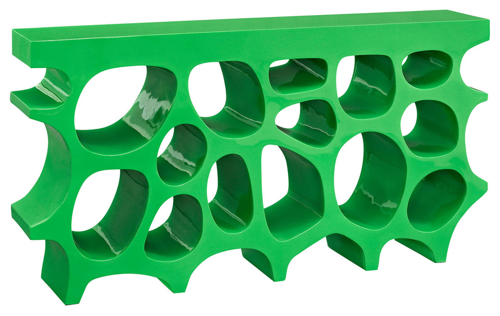 Modern Green Wander Medium Stand, 12"Lx63"Wx33"H - Contemporary ...