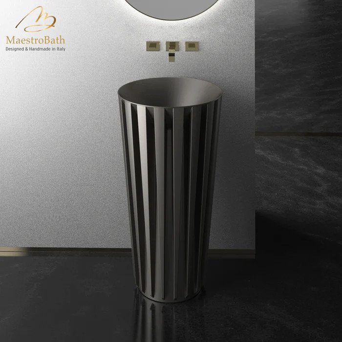 Viola Modern Pedestal Sink - Contemporary - Bathroom Sinks - by ...