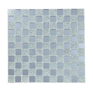 Reflections Glass Mirror 12 x 12 Decorative Square Mosaic Wall Tile ...