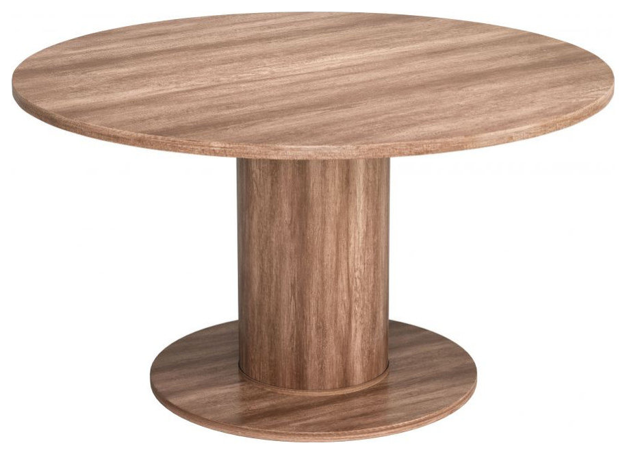 Vault 2 in 1 Table, Brown - Transitional - Dining Tables - by First of ...