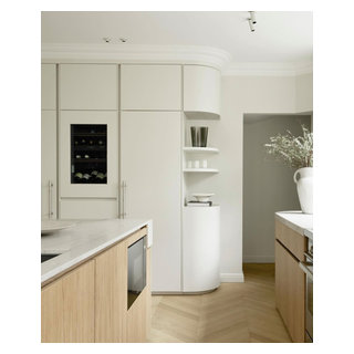 Rounded Kitchen Cabinets - Contemporary - Kitchen - Seattle - by ...