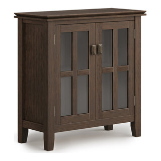 Artisan Solid Wood 30"W Low Storage Cabinet - Transitional - Storage ...