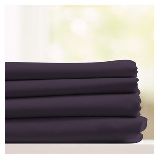 Egyptian Cotton Feel Coolest Soft, 4-Piece Sheet Deep Pockets, Full ...