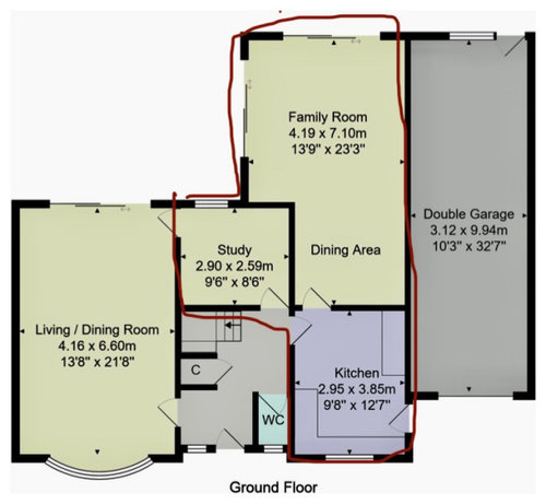 Help with open plan layout | Houzz UK