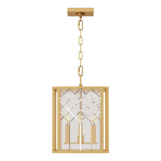 Generation Lighting, AC1134BBS, Small Lantern, Burnished Brass ...