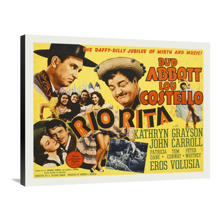 "Abbott & Costello - Rio Rita" Canvas by Hollywood Photo Archive, 36x28 ...