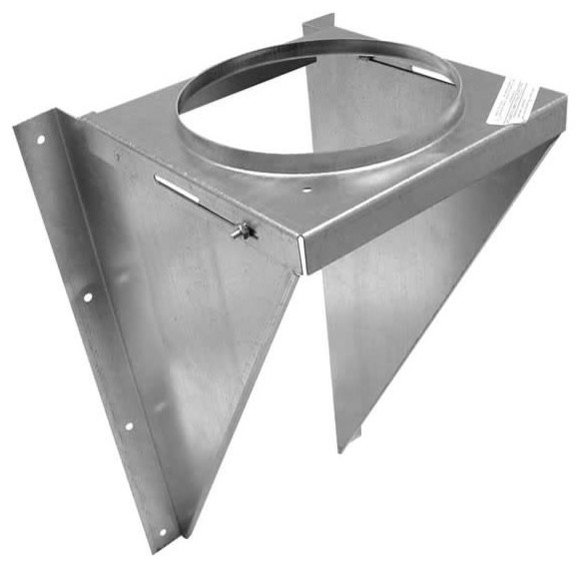 Metalbest 8T-WSK Sure-Temp 8" Class A Chimney Pipe Wall Support ...