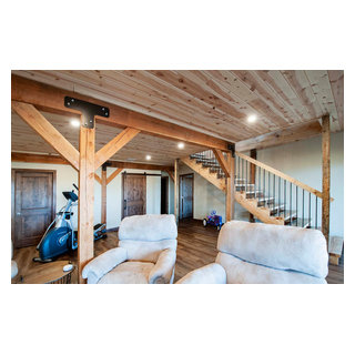 The Armstrong - JFR0718 - Rustic - Basement - by Legacy Post & Beam | Houzz