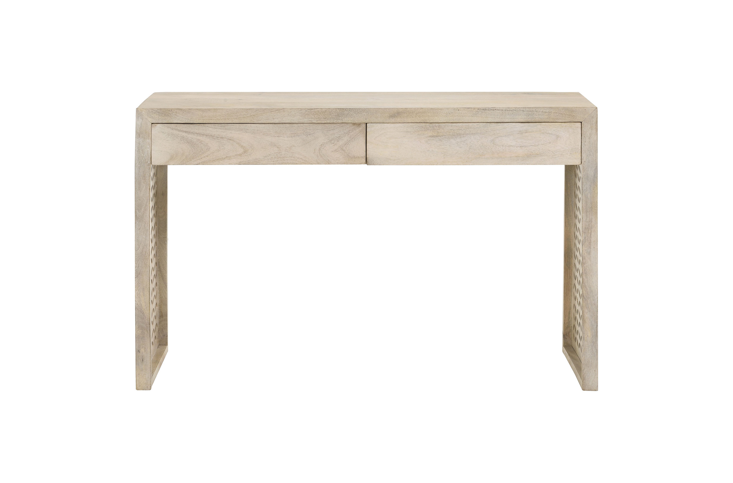 Rickman Rectangular 2-drawer Console Table White Washed - Farmhouse - Console Tables - by Modon ...