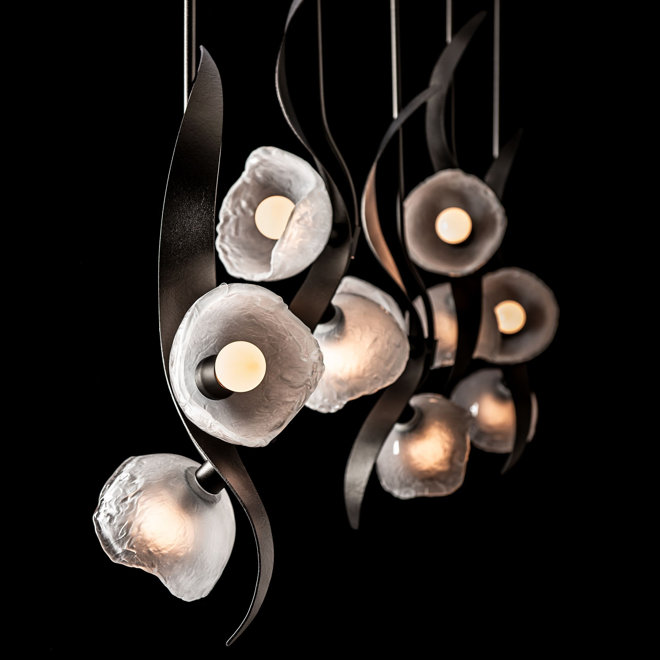 Mika 10-Light Pendant, Oil Rubbed Bronze - Contemporary - Pendant ...