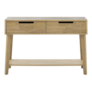 Calgary Gray Sintered Stone Sofa Table - Transitional - Console Tables ...