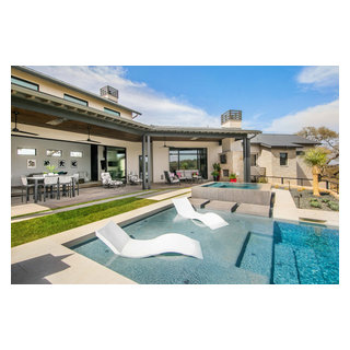 Cordillera Modern Transitional - Contemporary - Pool - Austin - by A ...