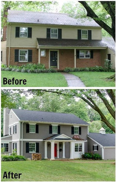 1960's Colonial Exterior Remodel - How would you update this look ...