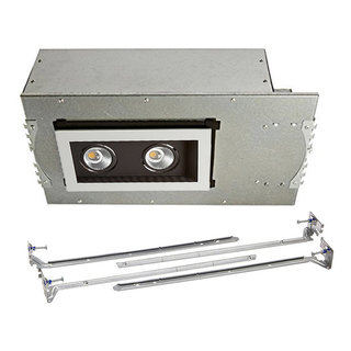 Mini Multiple LED Two-Light Housing With and-Light 2700K Narrow, Black ...