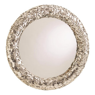 Gypsy Coin Nickel Mirror - Contemporary - Wall Mirrors - by Lighting ...