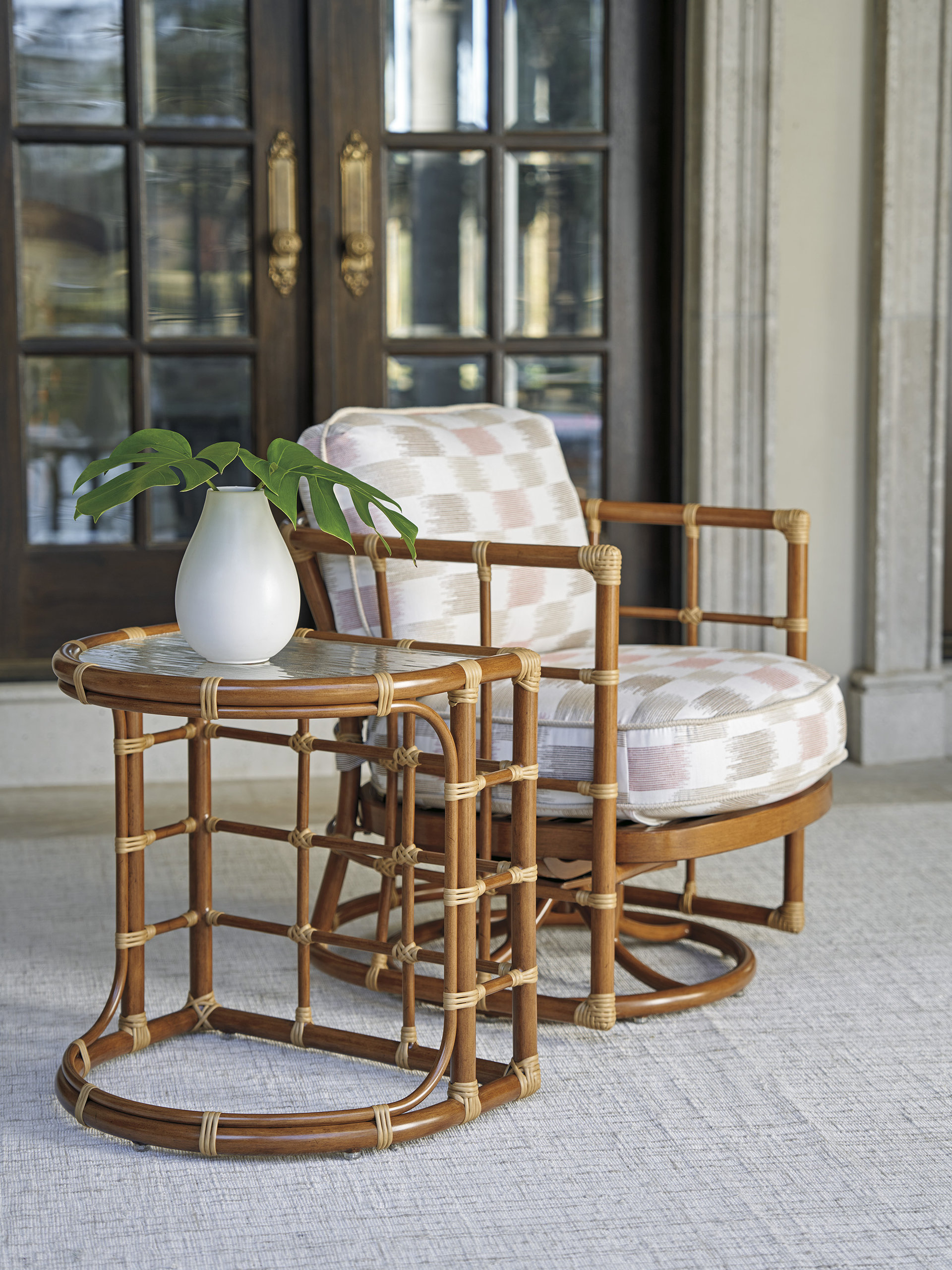 Demilune End Table - Tropical - Side Tables And End Tables - by ...