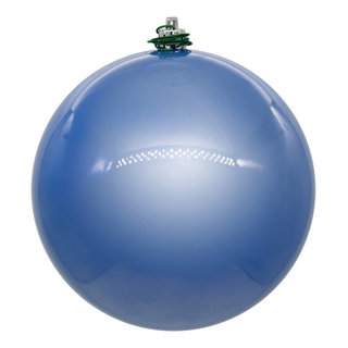 Vickerman Periwinkle Ball Ornament, 3" - Traditional - Christmas ...