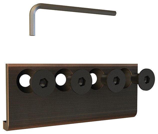 Schlage SD10 ADPTR Track Splicer for Sliding Barn Door Fitting, Bronze ...