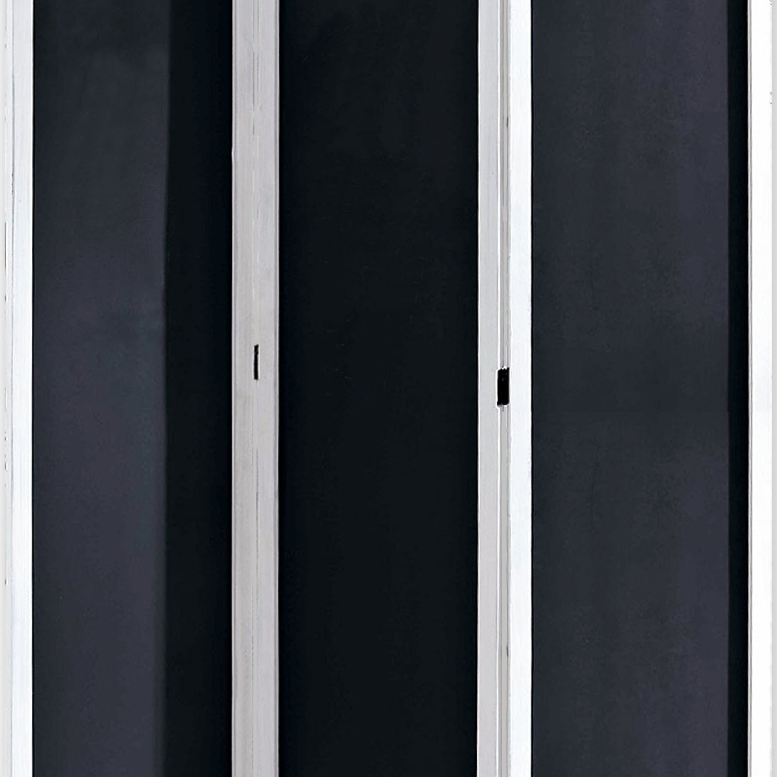 Benzara BM205784 Chalkboard and Wooden 3 Panel Room Divider, Black and ...