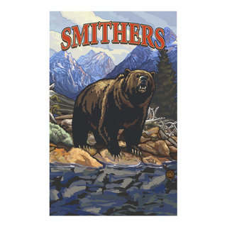 by Artist Paul A. Lanquist Smithers British Columbia Art Print, 24"x36 ...