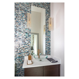 California Modern comes to Texas - Contemporary - Powder Room - Dallas ...