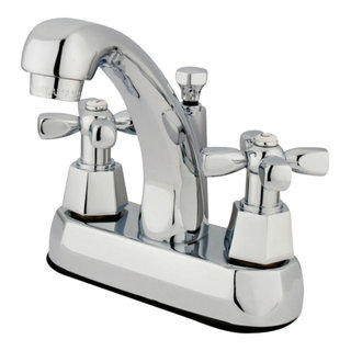 Homestead Two Handle 4" Centerset Lavatory Faucet With Brass Pop-up ...