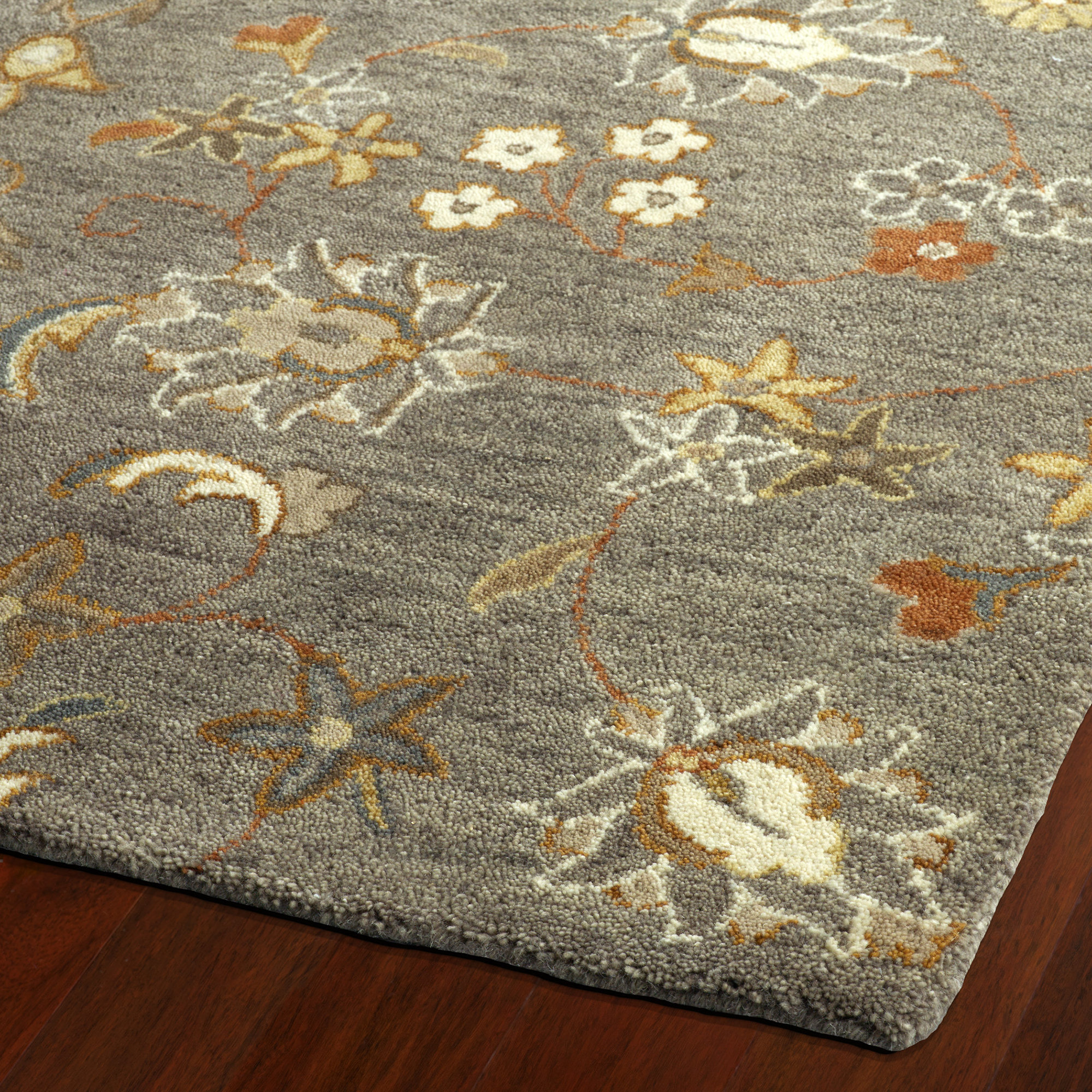 Kaleen Helena Collection Dark Pewter Green Area Rug 10'x14 ...